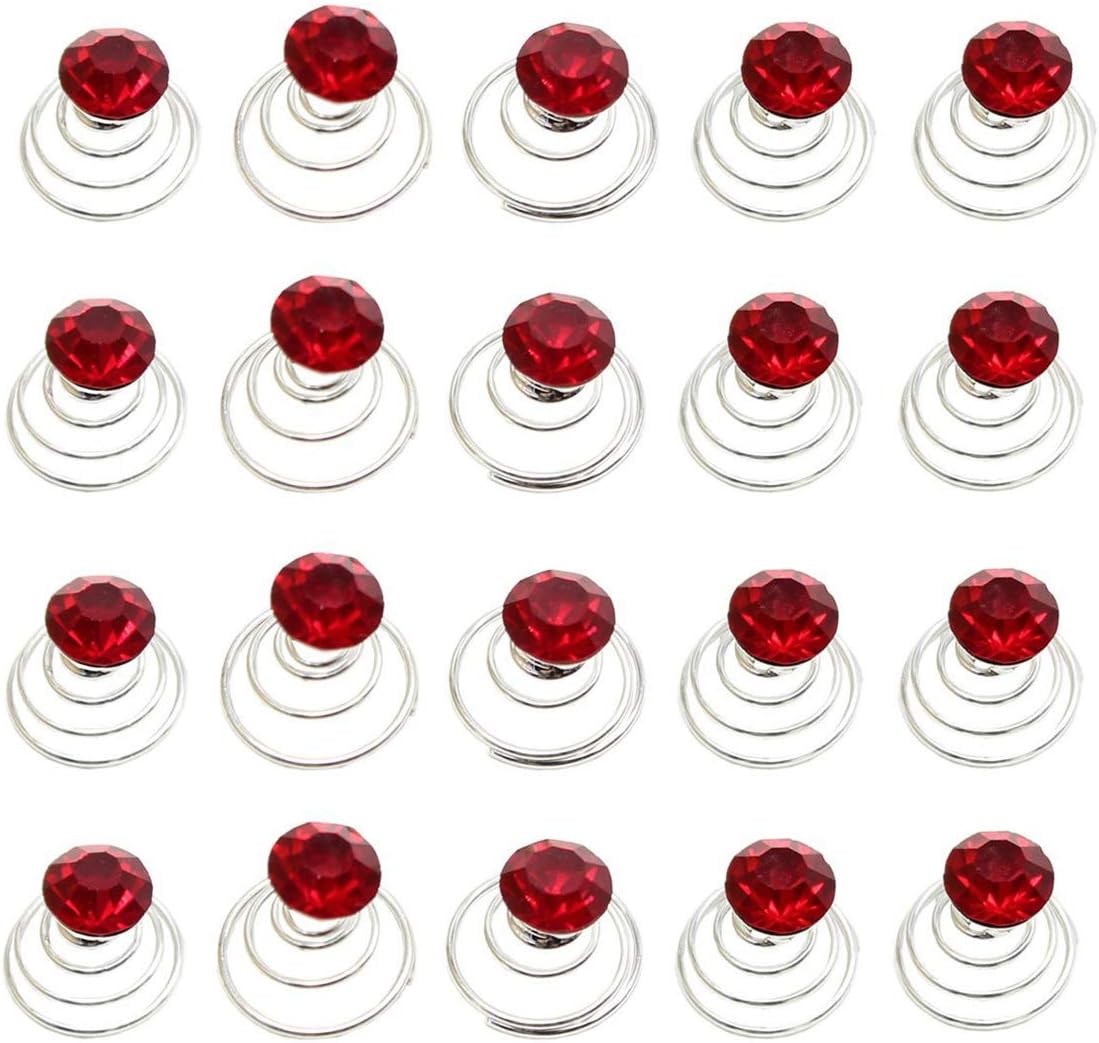 Amazon.com : Vpang 20 Pcs Spiral Hair Pins Swirl Hair Twists Coils Hair ...