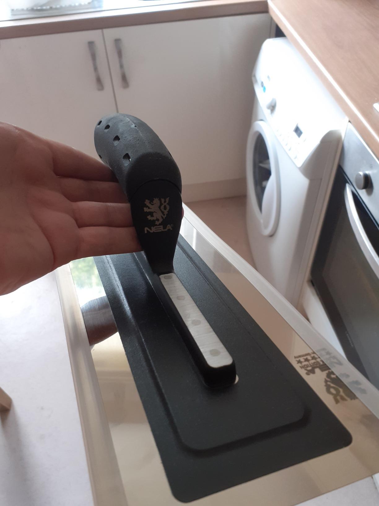 NELA 14" x 4.72" Black Edition Plastering Finishing Trowel : Amazon.co ...