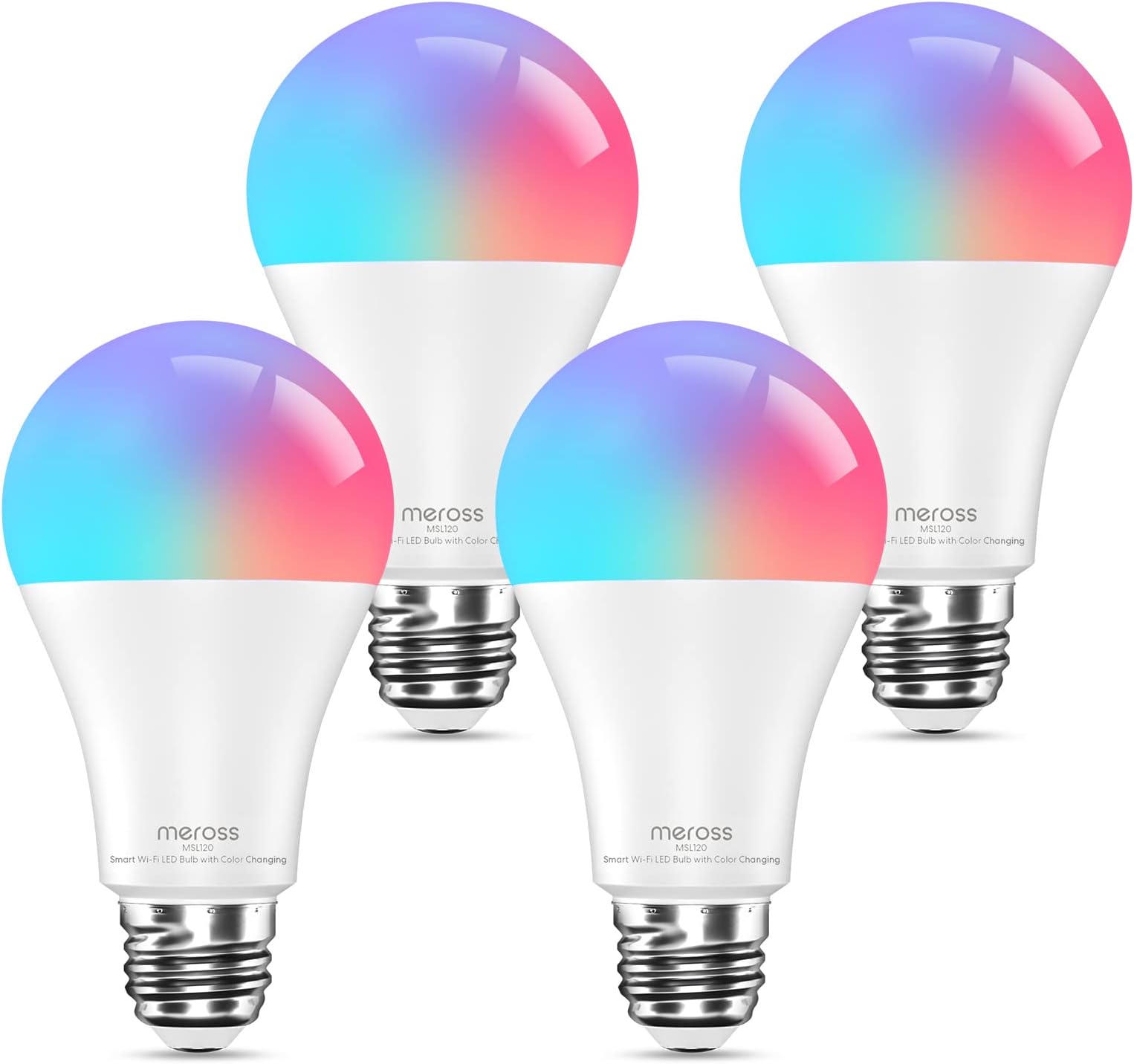 Meross Focos Inteligentes Alexa WiFi, Compatible con Apple HomeKit ...