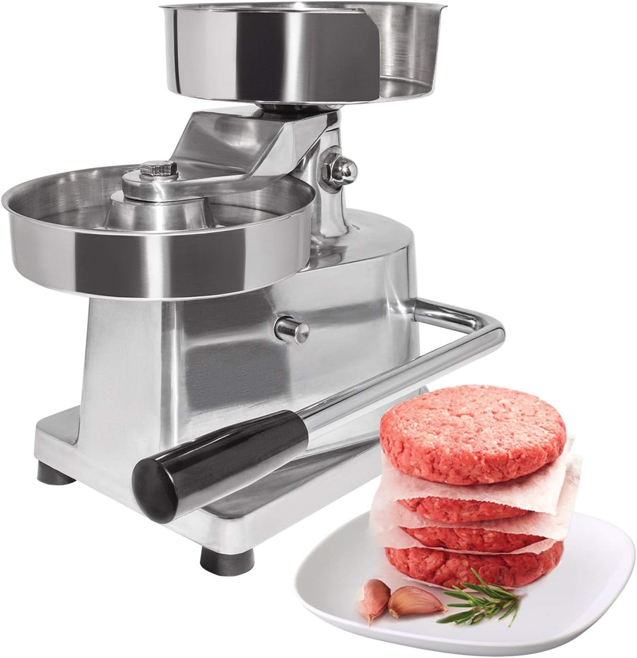 Amazon.com: VEVOR Commercial Burger Patty Maker, 100mm/4inch Hamburger ...