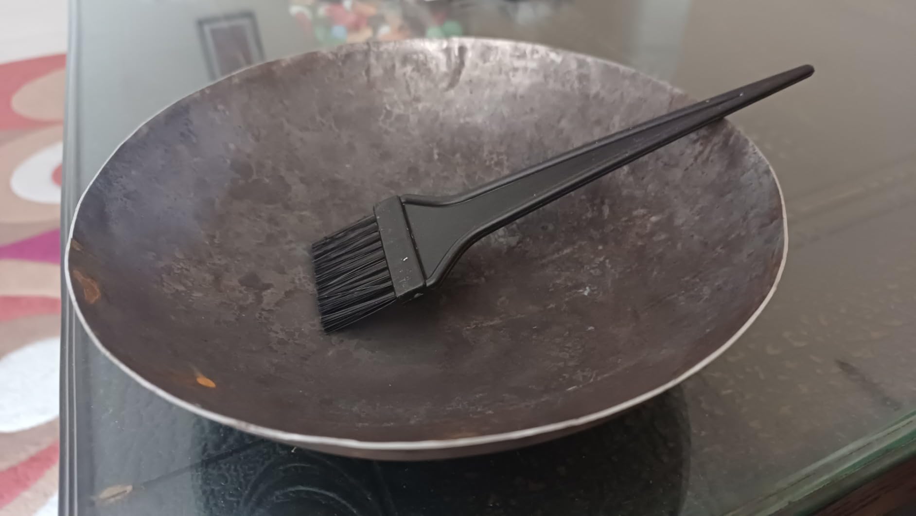 SHIVANYA STORE Henna Mixing Iron Bowl Mehndi Kadhai Katora in Loha with ...