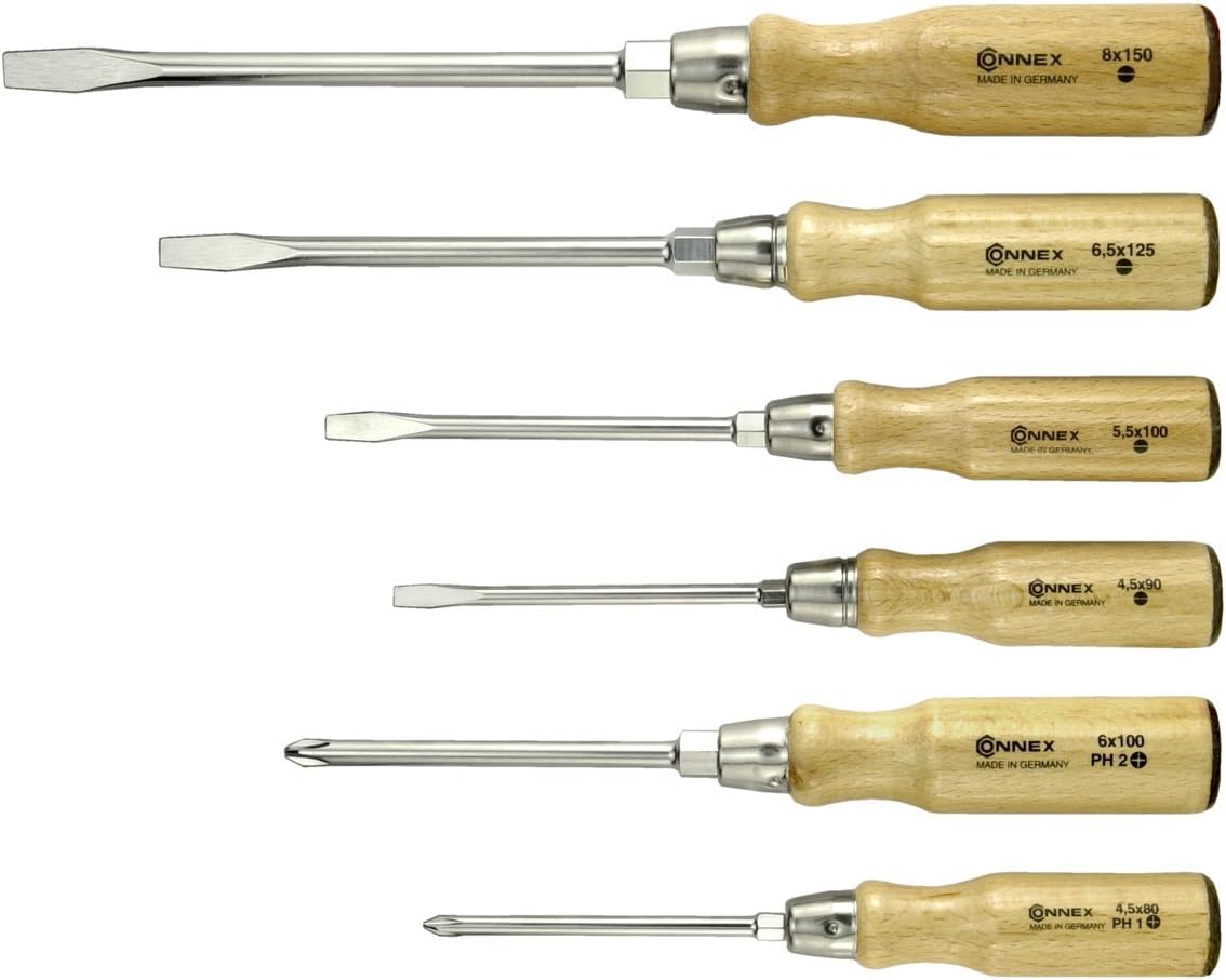 Felo - 33595198 07157 22155 Slotted and Phillips Wood Handle ...