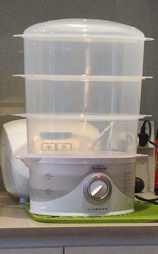 Sunbeam ST6650 Vitasteam Deluxe 3 Tier Electric Food Steamer | 800W ...