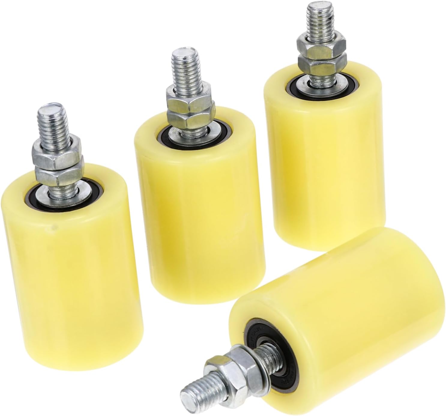 Hemobllo 4 Piezas Polea Rueda De Portón Eléctrico Rueda Guia De Puerta ...