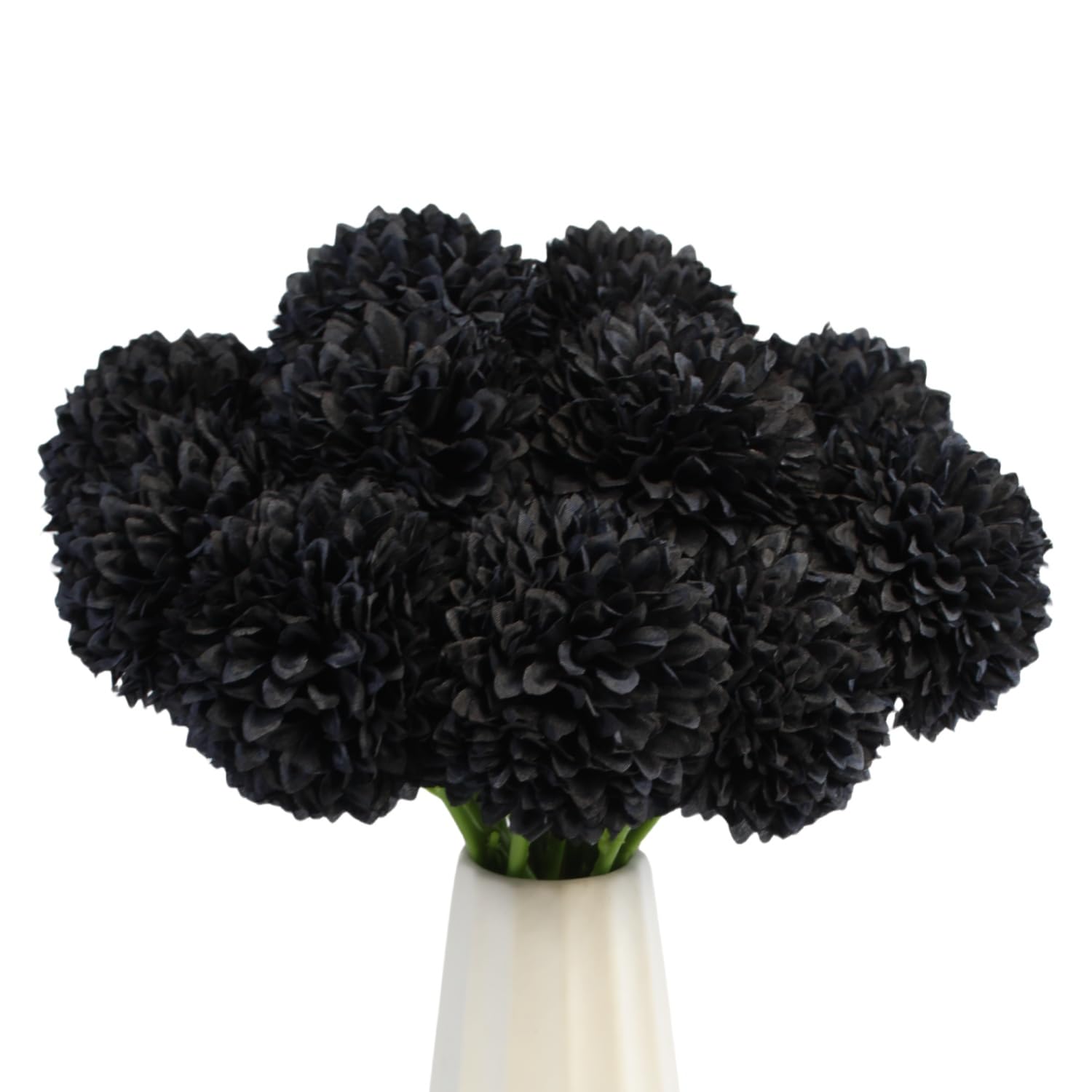 Amazon.com: YGbridge Artificial Ball Chrysanthemums Flowers, 12PCS ...