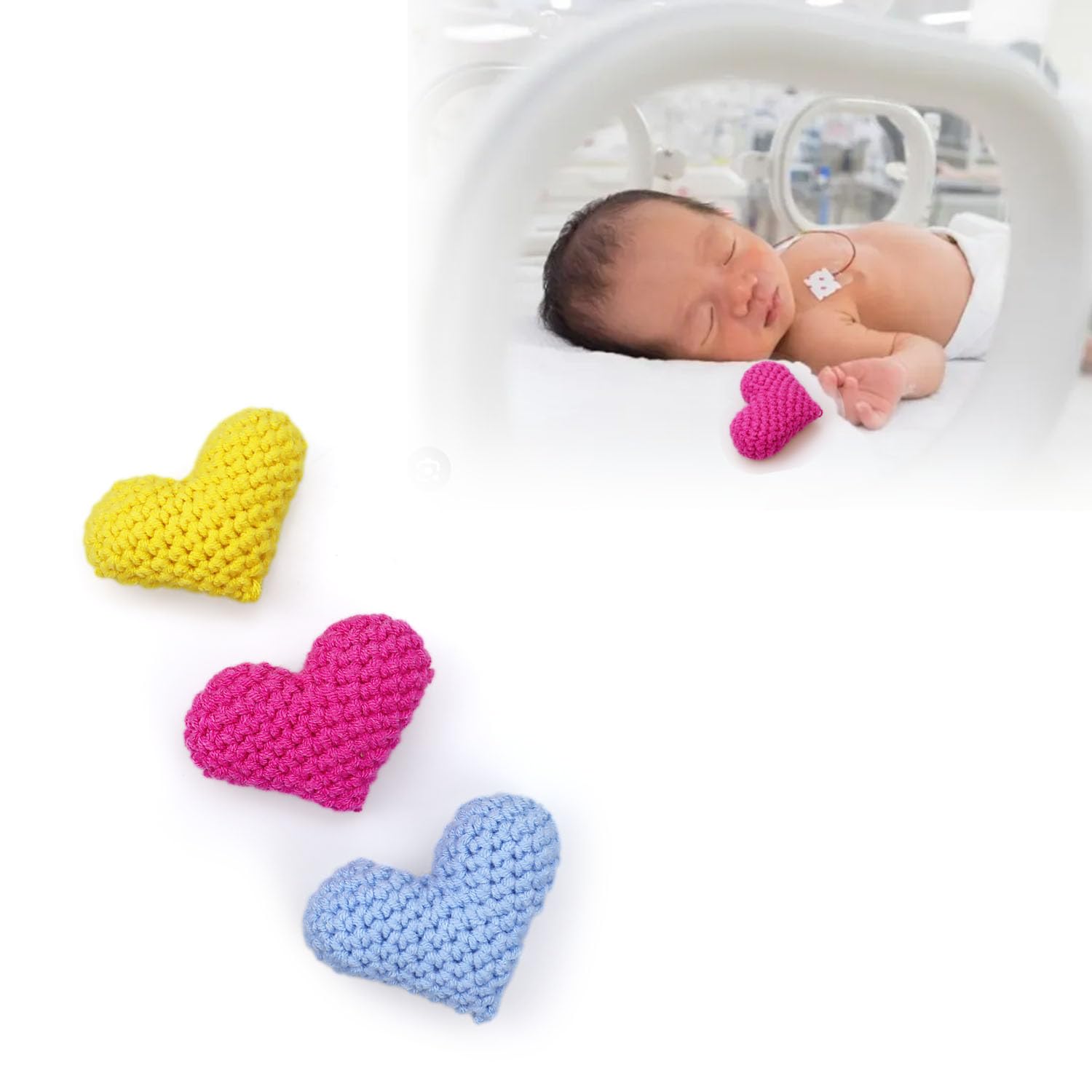Amazon.com : 3 Pack Scent Bonding Hearts NICU Bonding Hearts for Infant Preemie and Parent ...