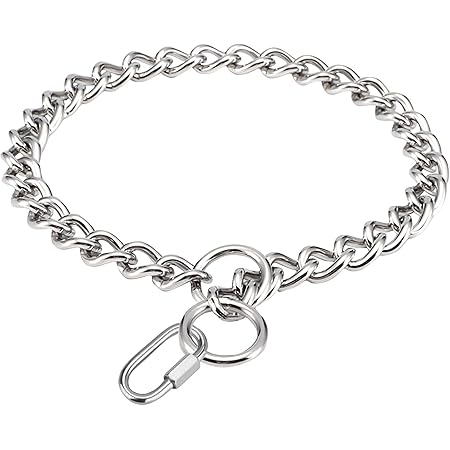 SIVEIS Metal Choke Chains for Dogs Training,Stainless Steel Dog Choke ...