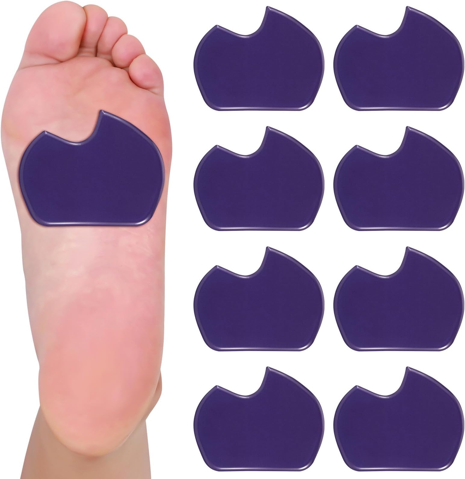 Amazon.com: Vabean 8 Pcs Foot Pads for Dancer Forefoot Cushion Pads ...