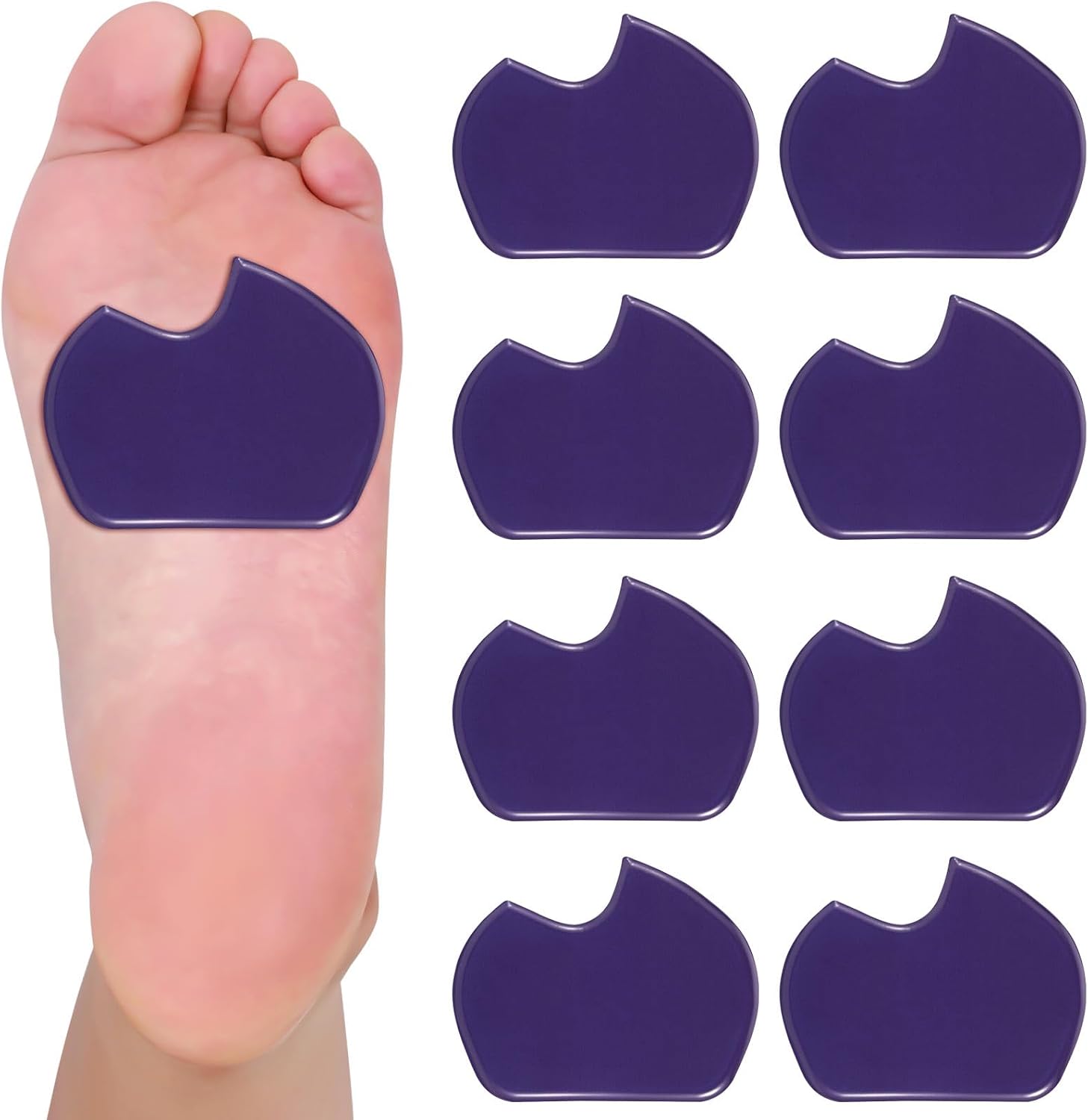 Amazon.com: Vabean 8 Pcs Feet Pads for Dancer Gel Metatarsal Pads Women ...
