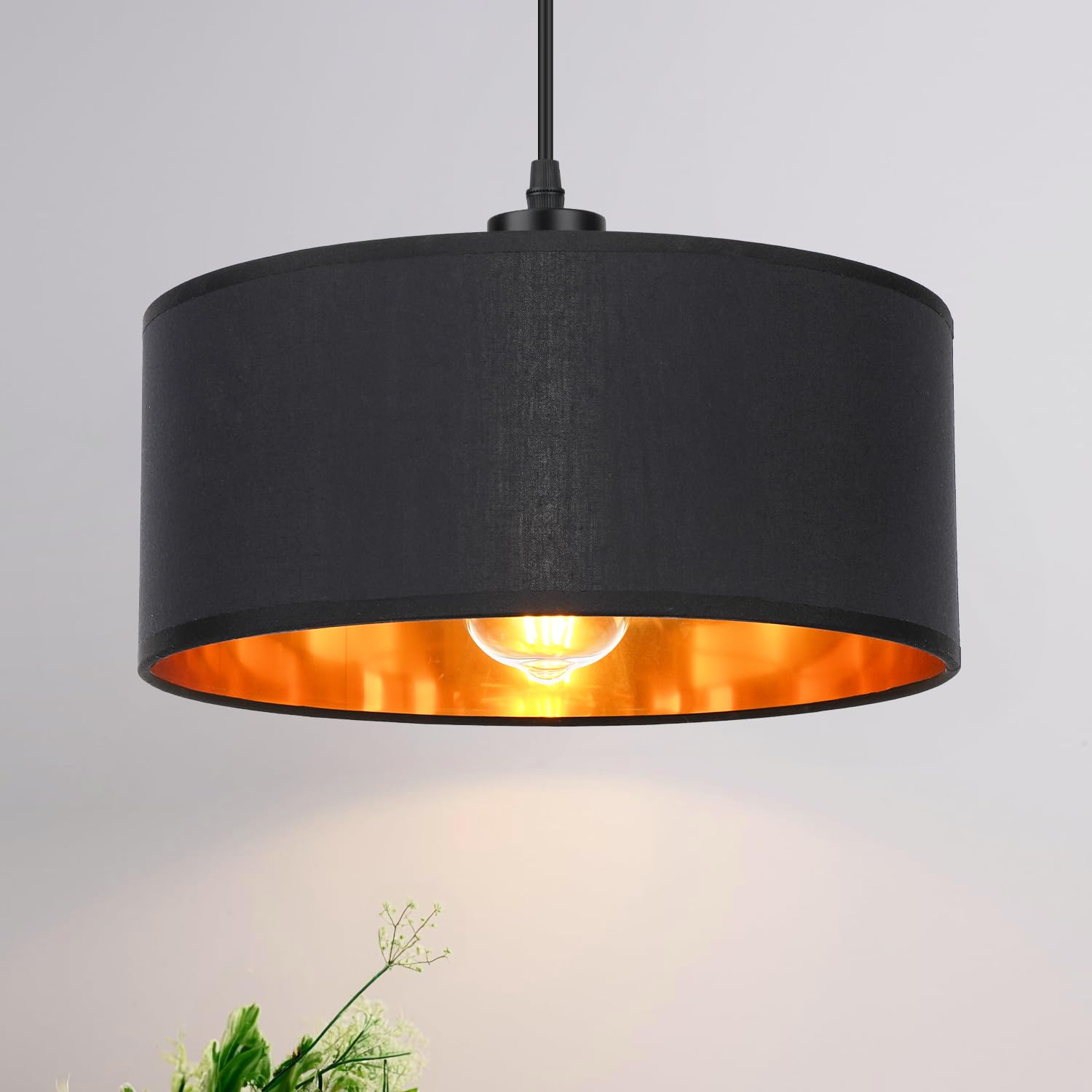 Black Lamp Shade New Nordic Style Pendant Lights Creative Geometric