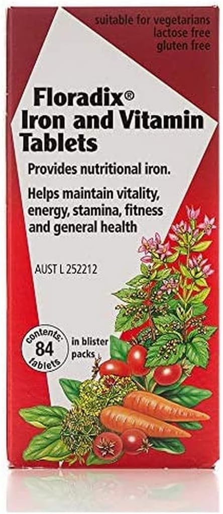 Amazon.com: FLORA Iron Floradix, 80 CT : Health & Household