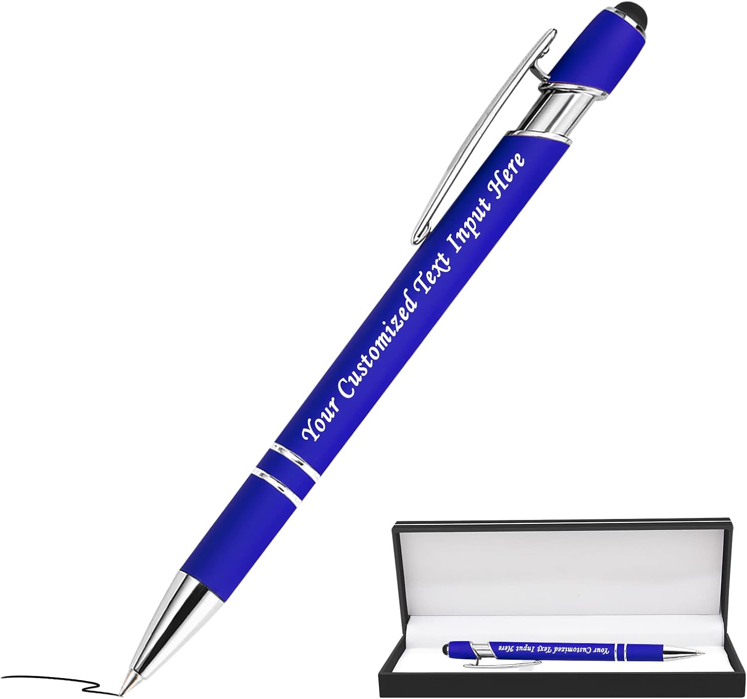 Amazon.com : Personalized Ballpoint Pens Custom Pen with Name Text Free ...