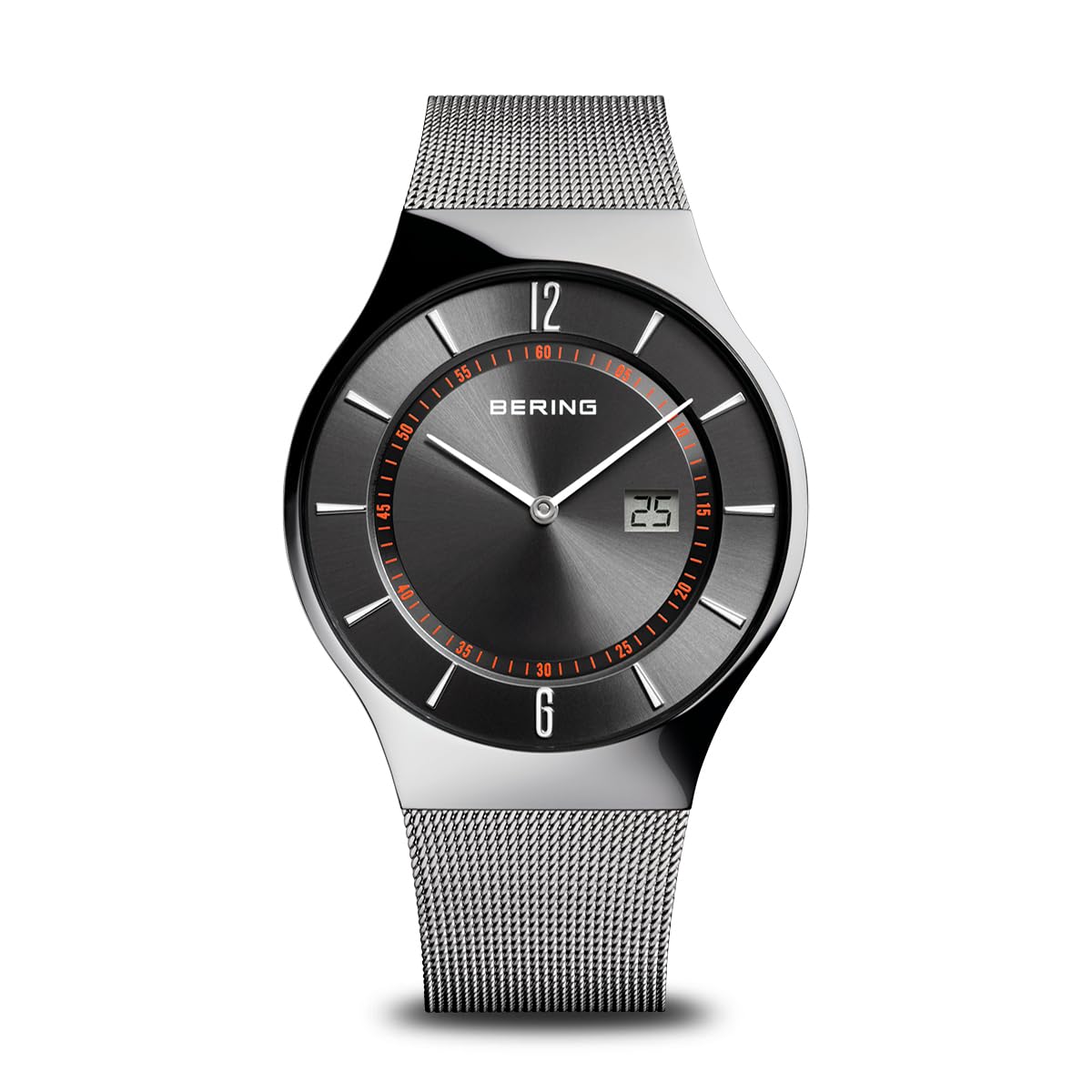 BERING Men Analog-Digital Quartz Watch with Stainless Steel Strap 51640 ...