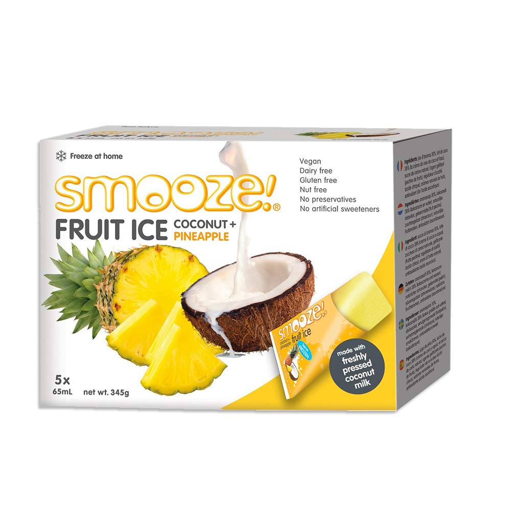 Smooze Ice Lollies - Pineapple and Coconut, Pack of 2 : Amazon.de ...