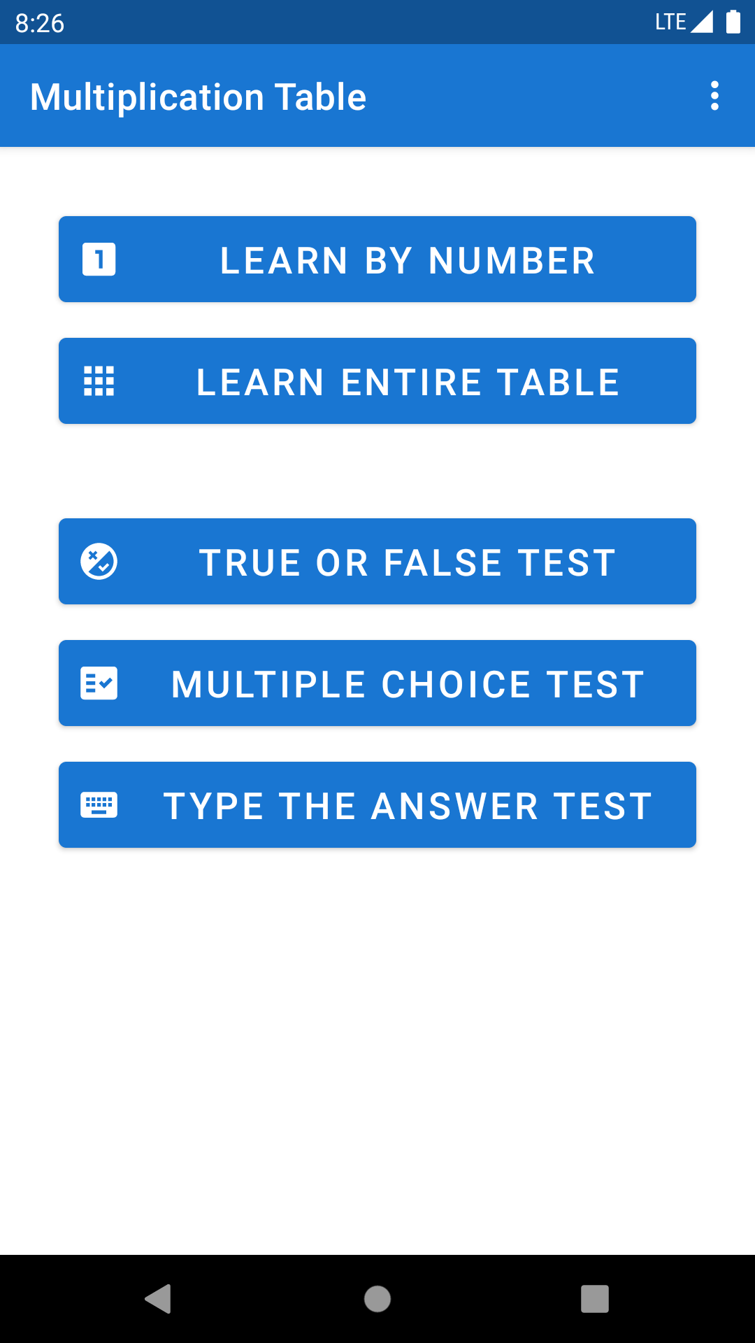 Multiplication Table - App on the Amazon Appstore