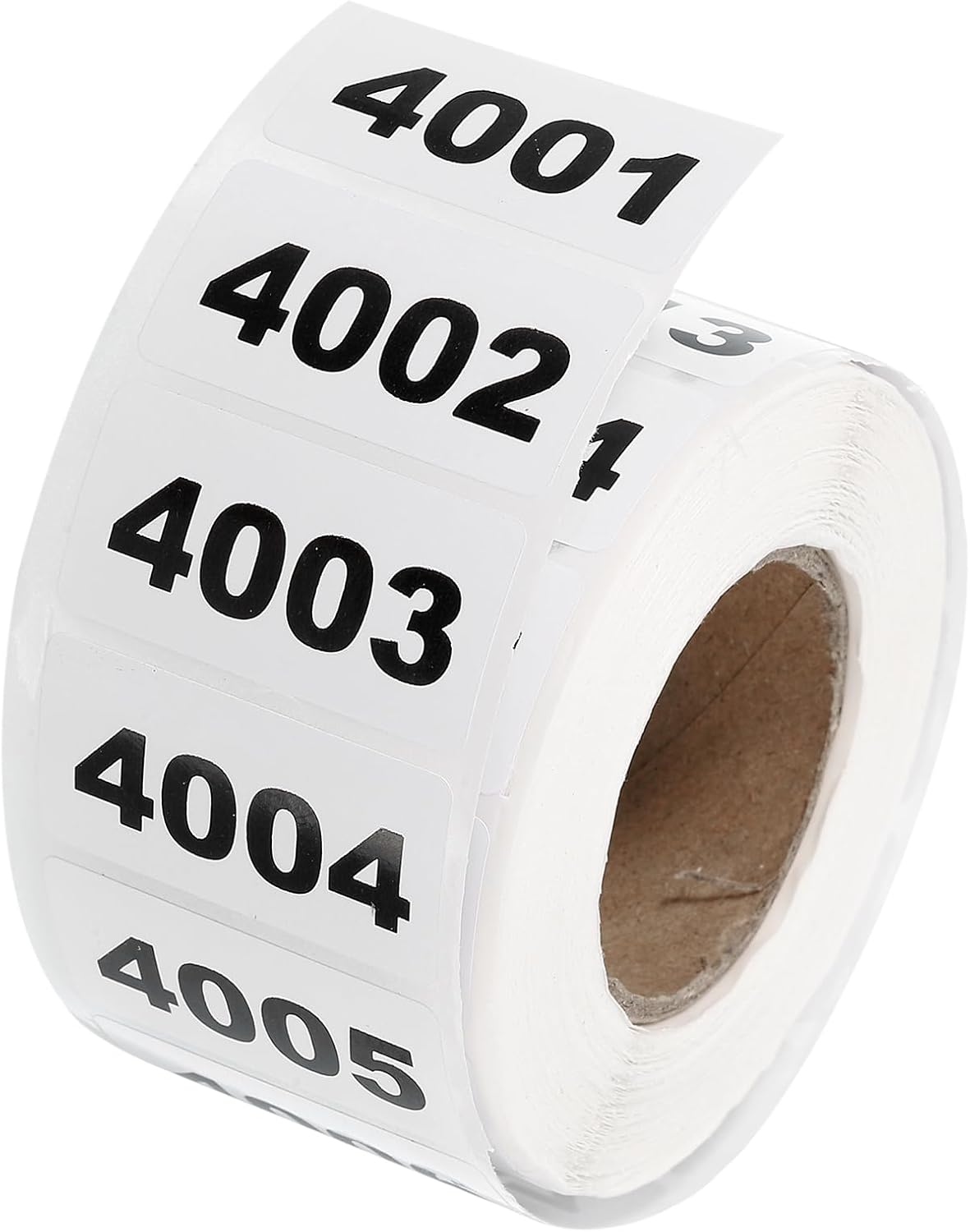Amazon.com : uxcell 1 Roll Inventory Number Sticker, 4001-5000 ...