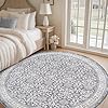 Amazon.com: jinchan Round Rug 7ft Washable Circle Soft Rug - Low Pile ...