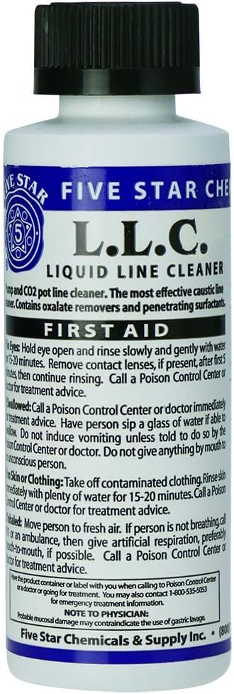 Five Star Liquid Line Cleaner - 4 Ounce - Liquid Line Cleaner : Amazon ...