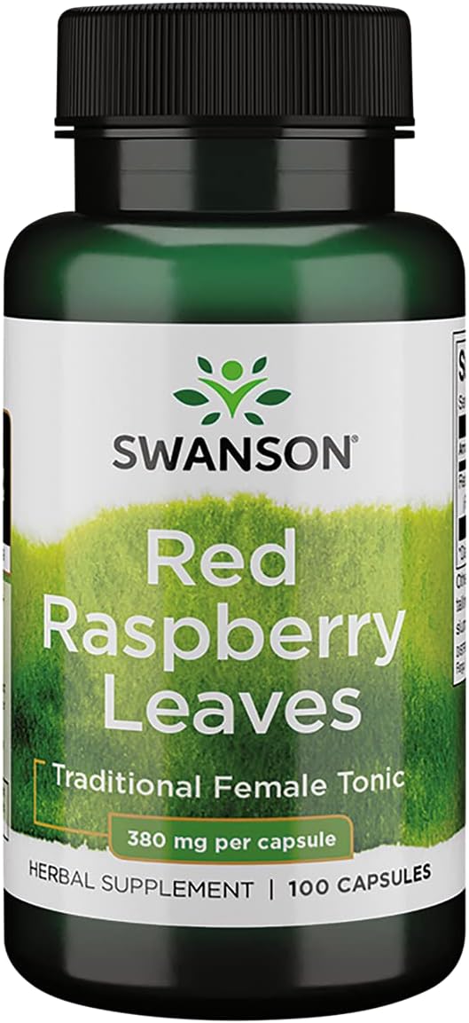 Amazon.com: SOLARAY Red Raspberry Leaves Capsules, 400 mg | 100 Count ...