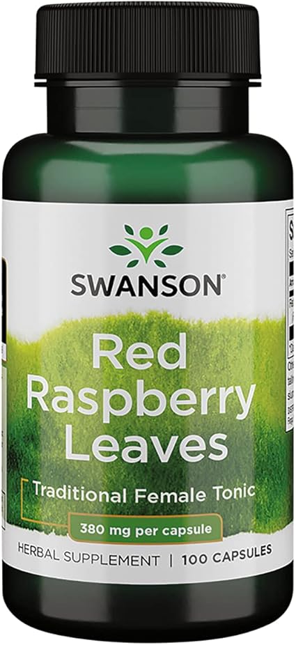 Amazon.com: Swanson Red Raspberry Leaves 380 Milligrams 100 Capsules ...