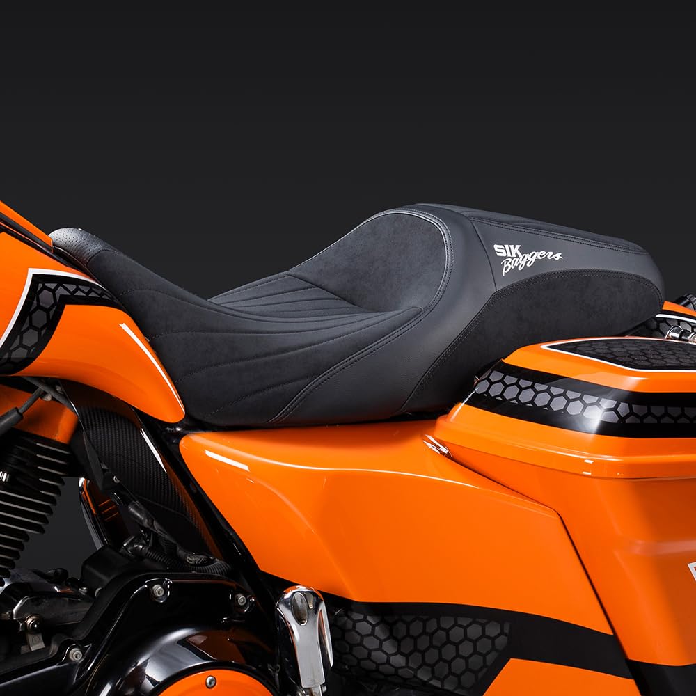 Snapklik.com : AdvanBlack Harley Touring Seat Road Glide Seat "SIK ...