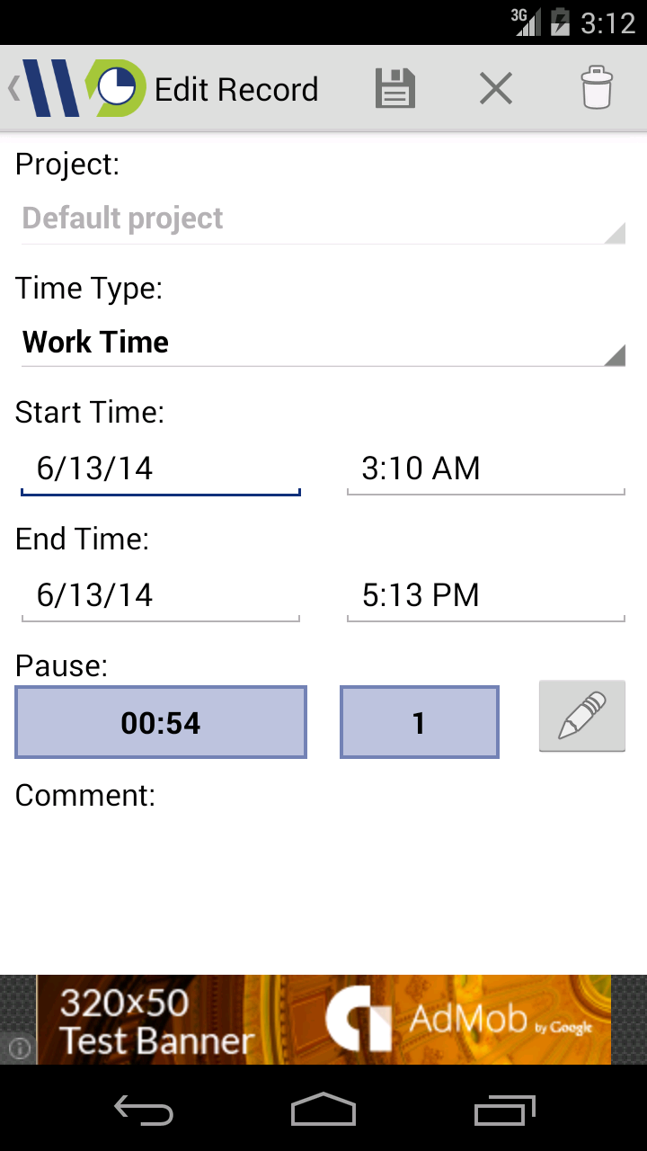 WebDucer Time Tracker-Amazonアプリストアのアプリ