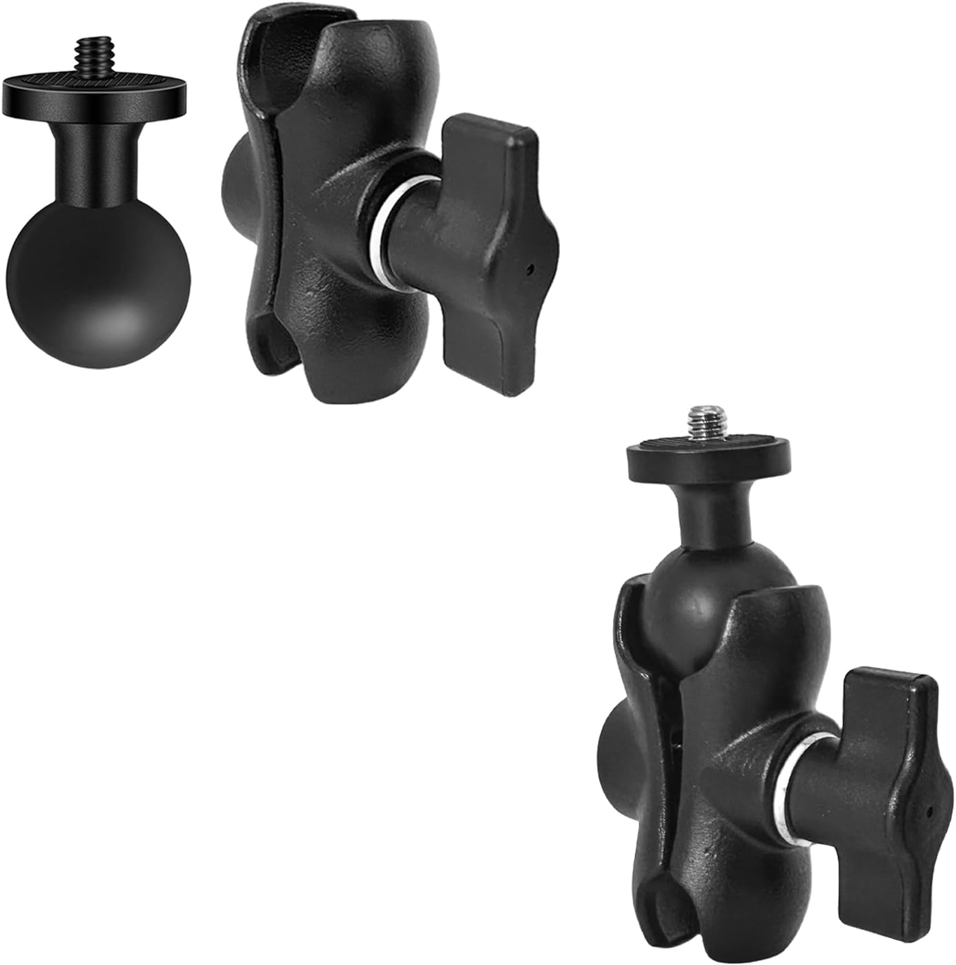 Amazon.com: 1" Ball Mount Adapter 1/4"-20 Threaded Stud for Insta360 ...