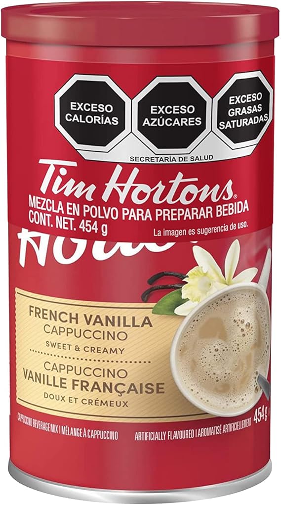 Tim Horton's Instant Cappuccino French Vanilla 470ml : Amazon.ca ...