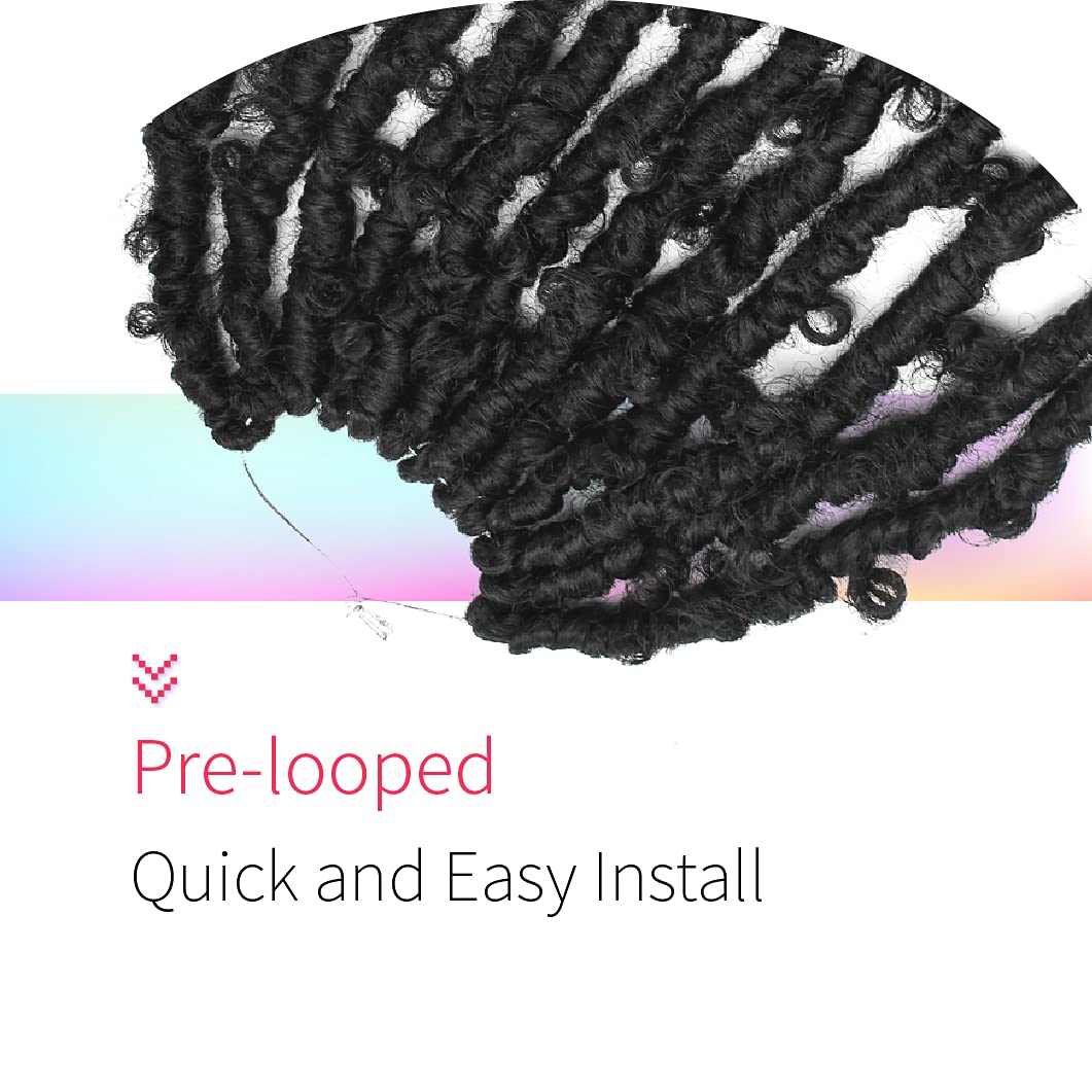 Butterfly Crochet Locs 12 Inch 6 Pack Pre Looped Crochet Butterfly Locs ...