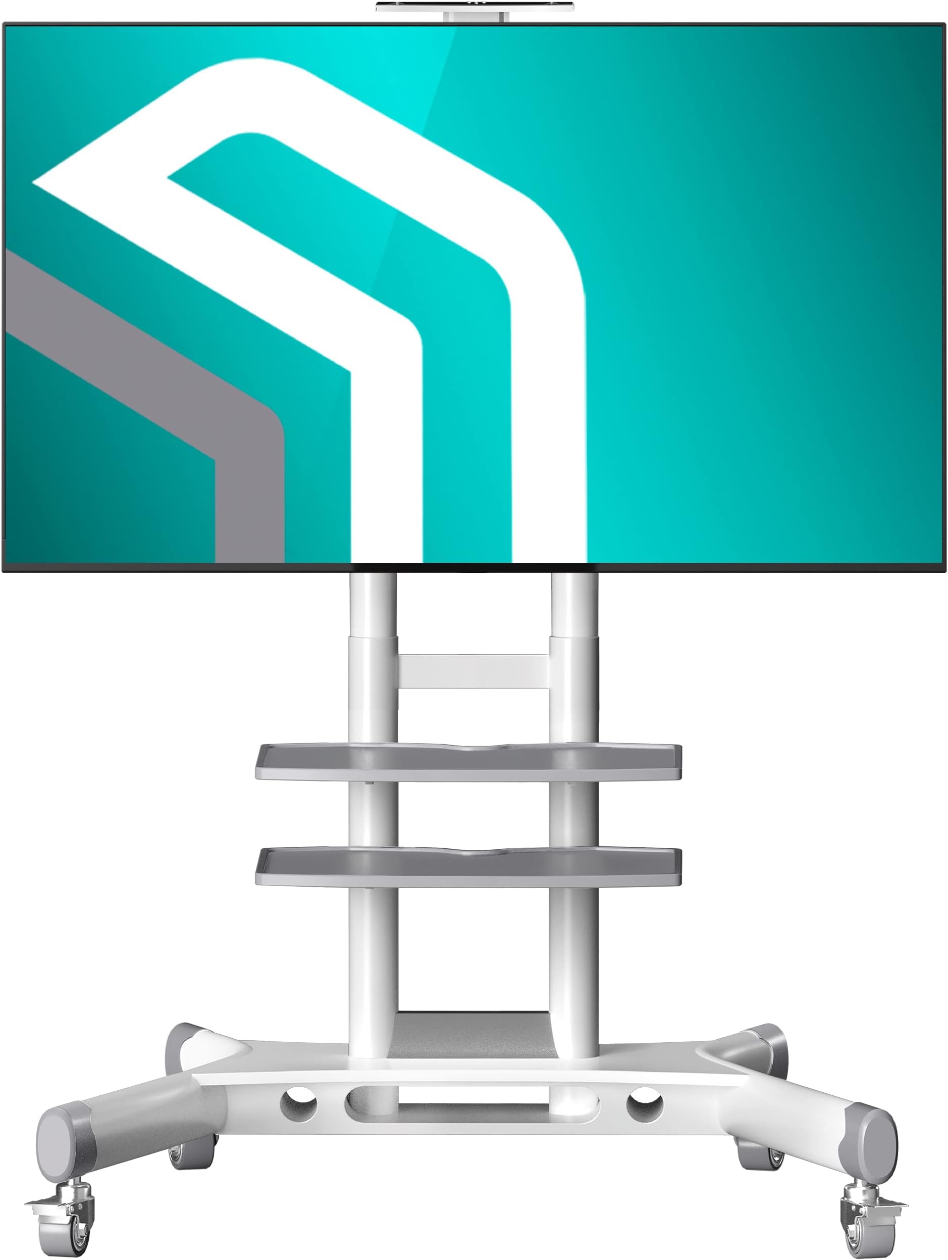 Amazon.com: ONKRON Mobile TV Stand on Wheels for 40-70 Inch TVs up to ...