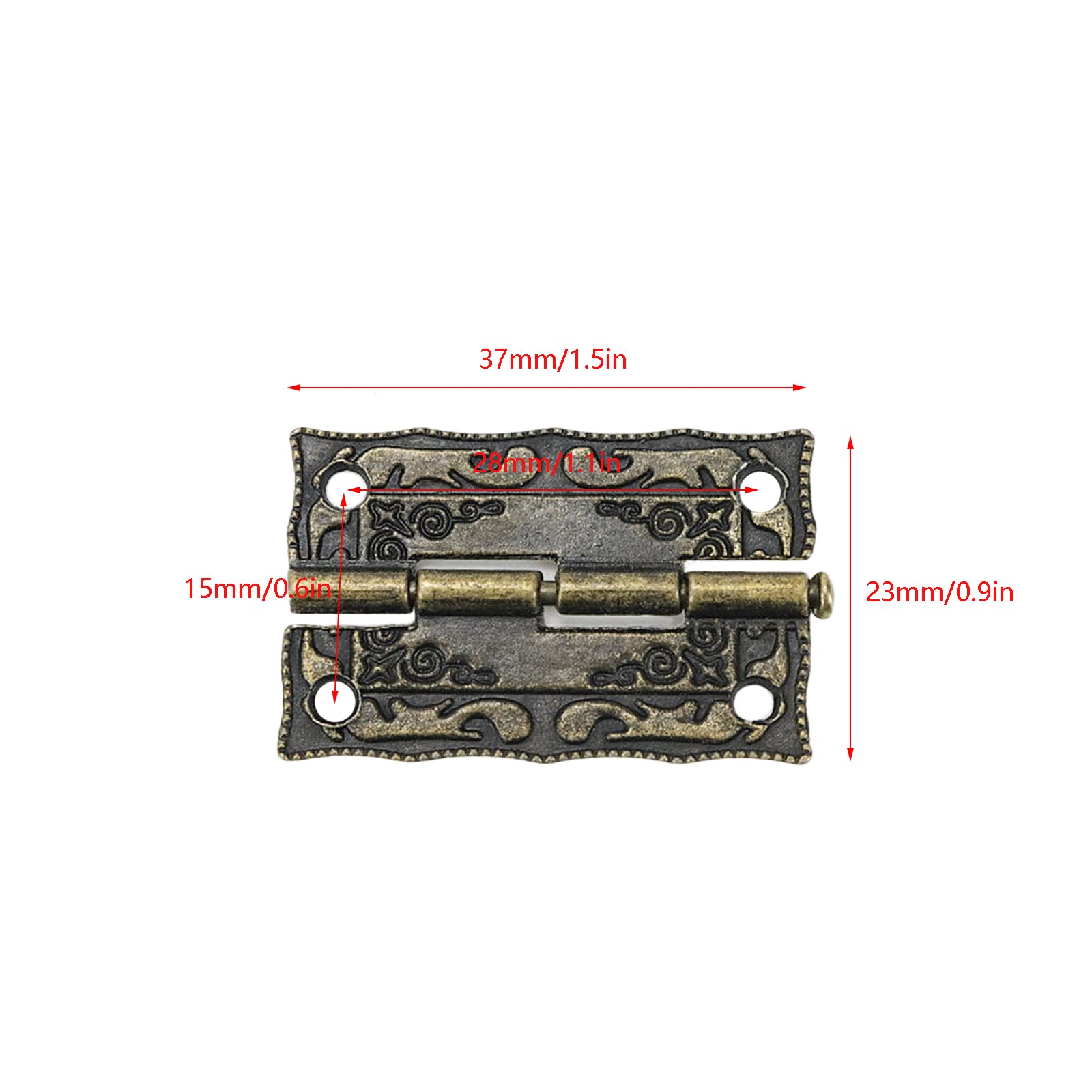 Snapklik.com : Jewelry Box Hardware Kit Antique Latch Vintage Bronze ...