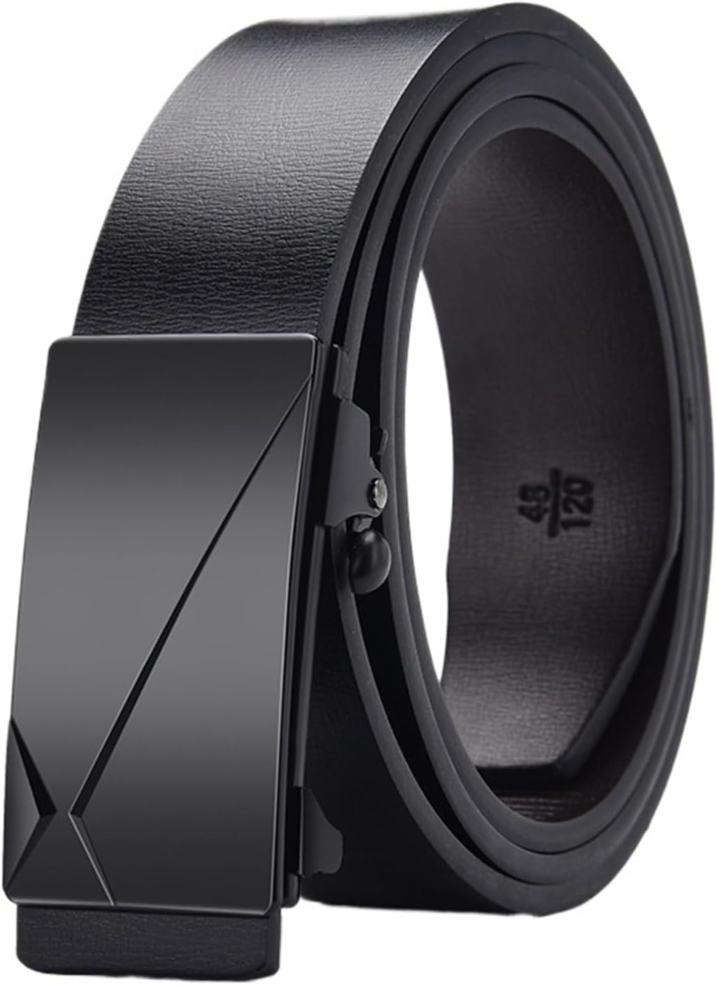 Amazon.com: HuaWenFeng Mens Belt Toothless automatic buckle belt men's ...