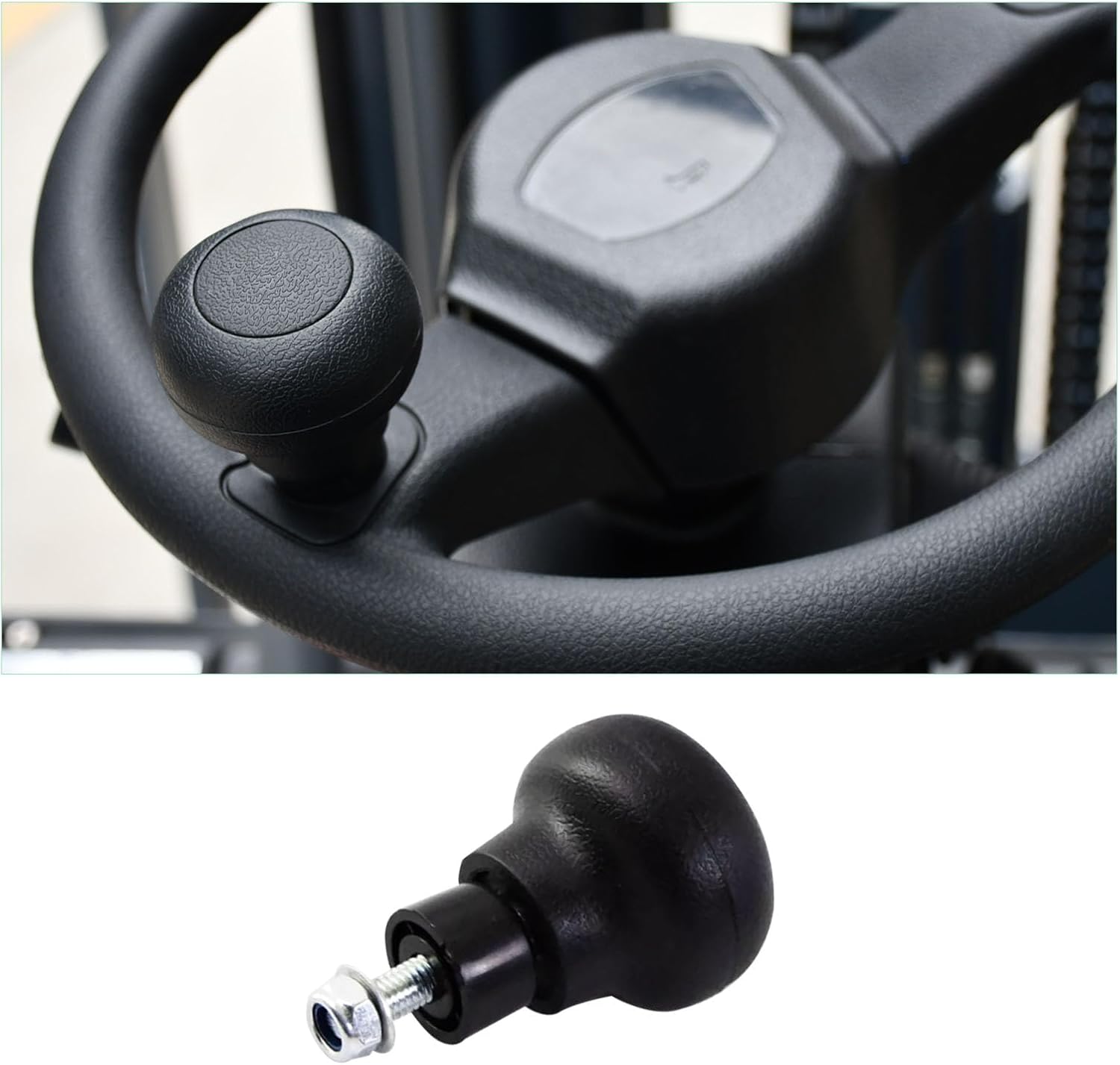 Augeny Car Steering Wheel Knob, 8mm Screw Steering Wheel Spinner Knob ...