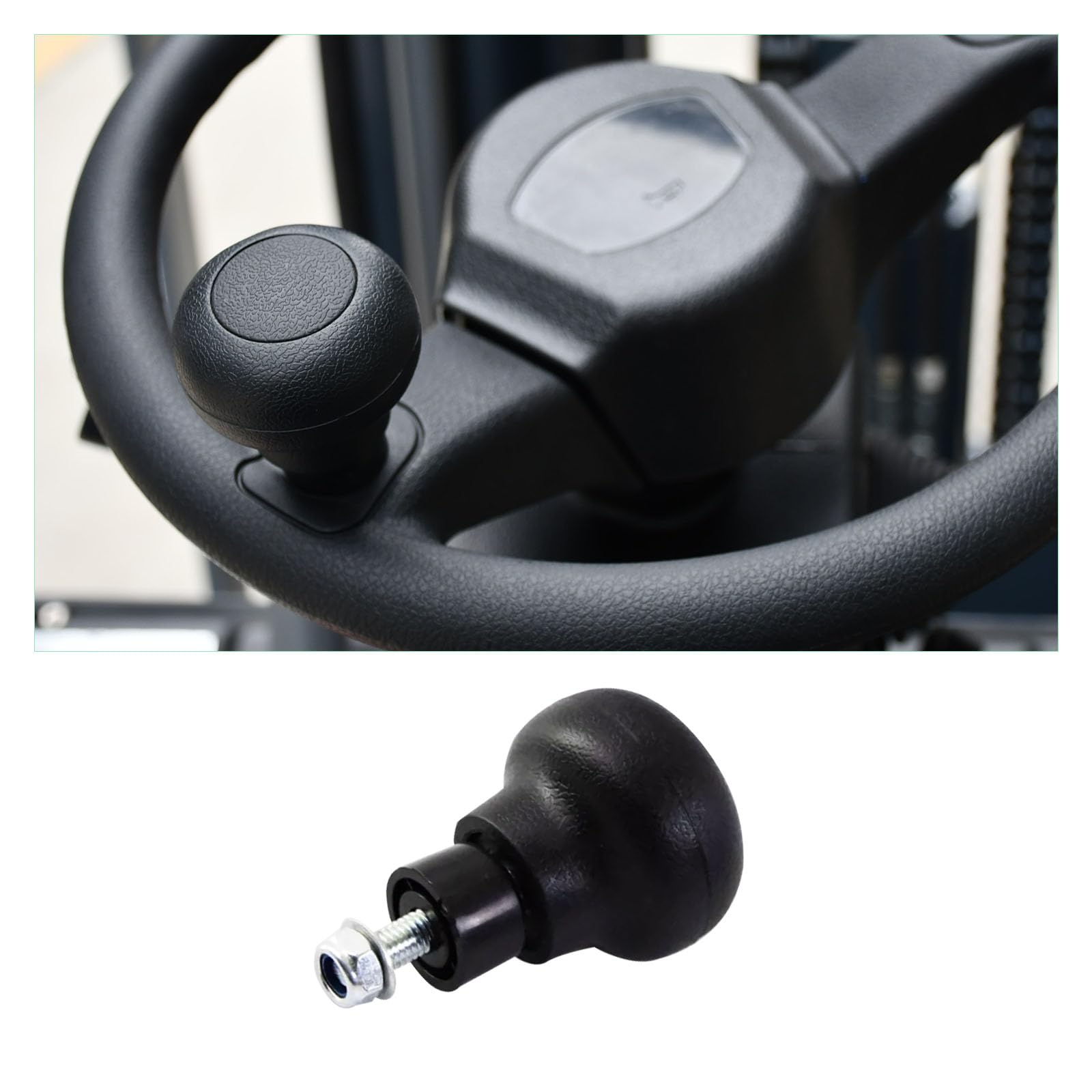 Augeny Car Steering Wheel Knob, 8mm Screw Steering Wheel Spinner Knob ...