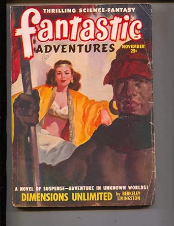 Fantastic Adventures-Pulp-11/1948-Lester Barclay-Berkeley Livingston at ...