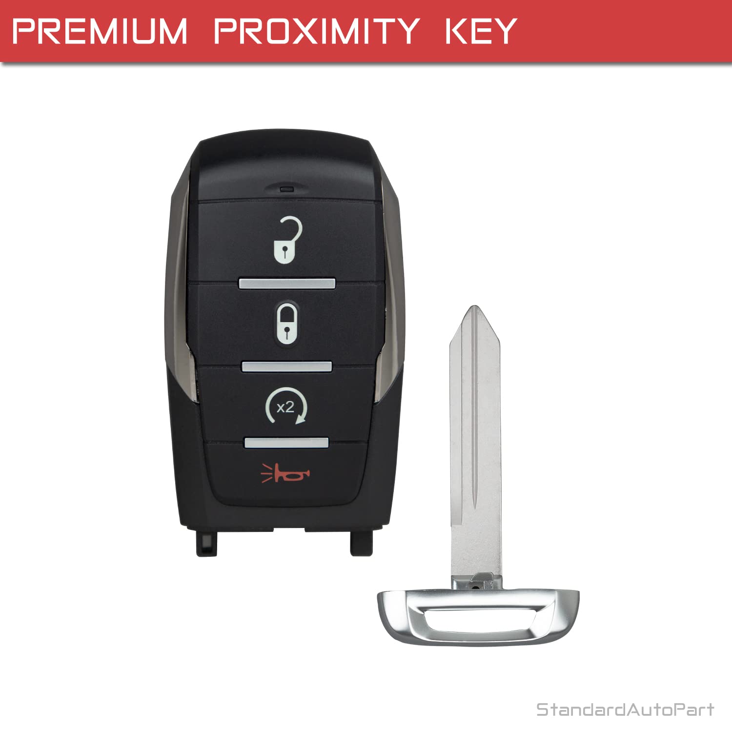 Snapklik.com : StandardAutoPart Smart Car Key Fob Remote Compatible