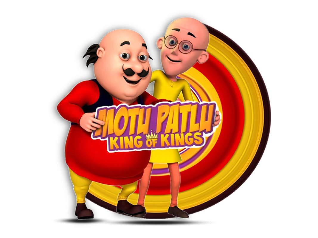 DivineDesigns™ Motu Patlu King of Kings Wall Sticker (Size :- 61 X 61 ...