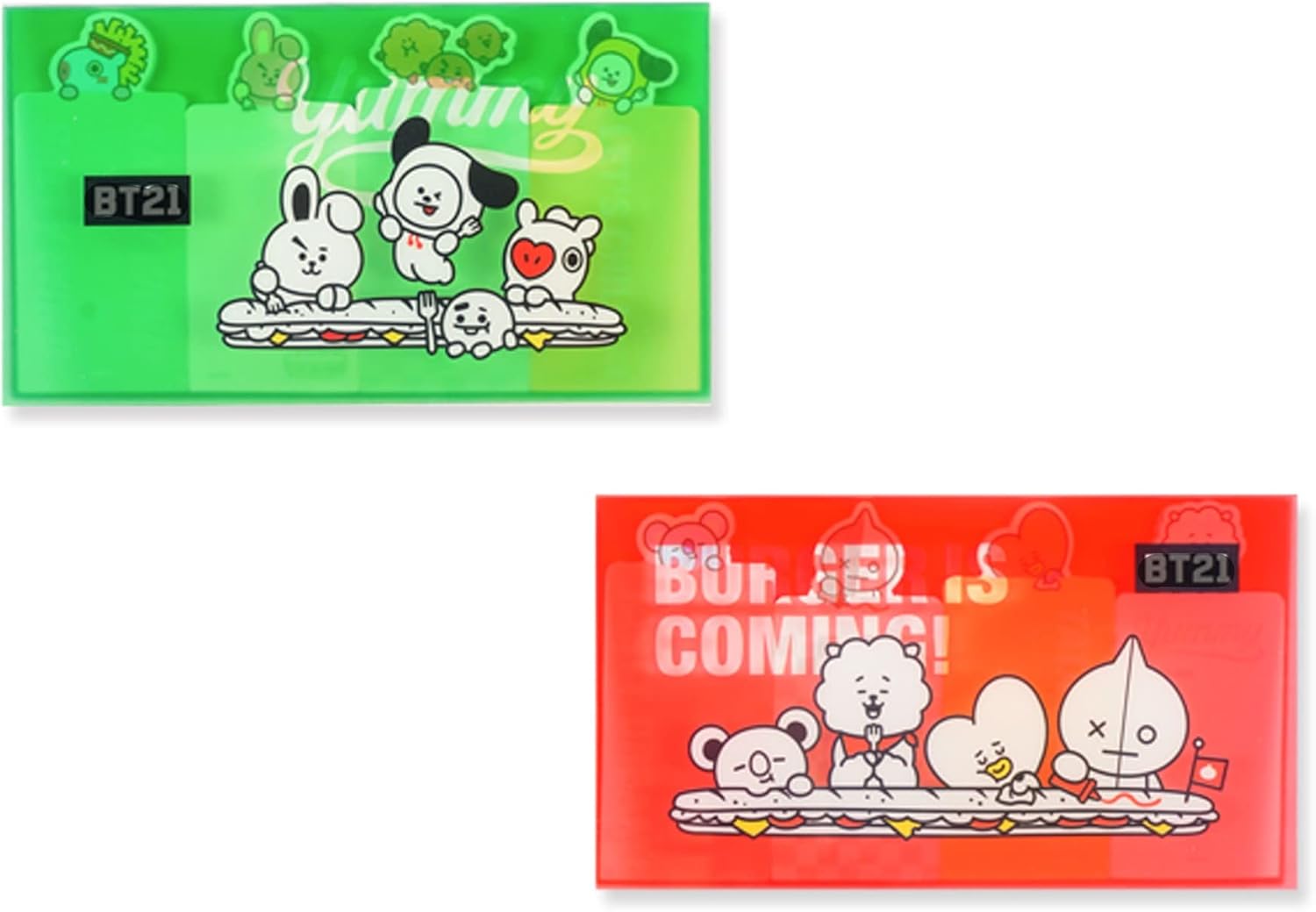 Amazon.com : B.T.S Official Merchandise Sticky Notes with Cover ...