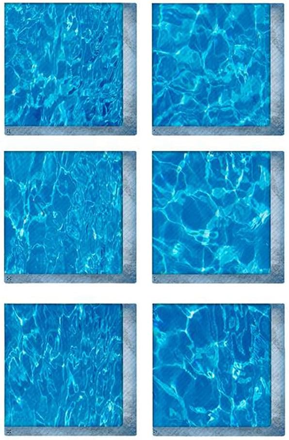 Amazon.com: UPSTORE 1Set 6PCS Blue Waterproof Cool Summer Sea Series ...
