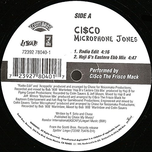 Cisco - Microphone Jones [Vinyl] - Amazon.com Music