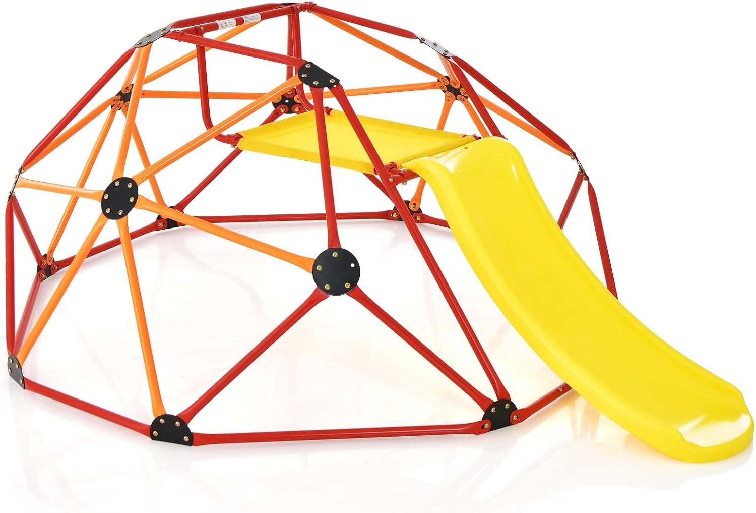 Amazon.com: HONEY JOY Climbing Dome with Slide, 8FT Jungle Gym Monkey ...