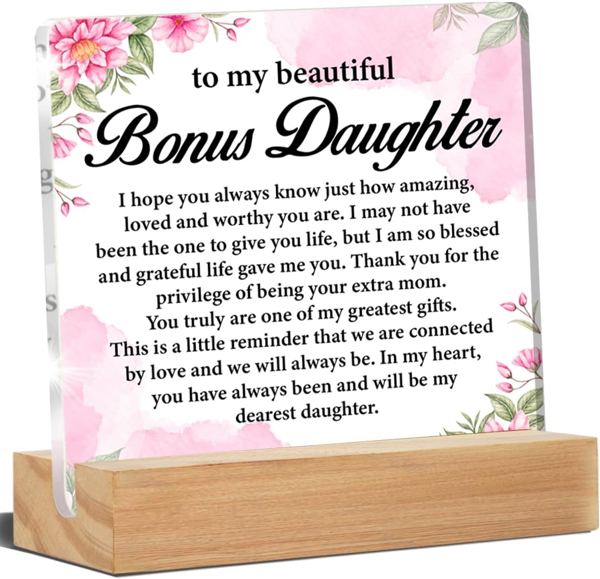 Amazon.com: Bonus Daughter Gifts, Step Daughter Gifts from Stepmom ...