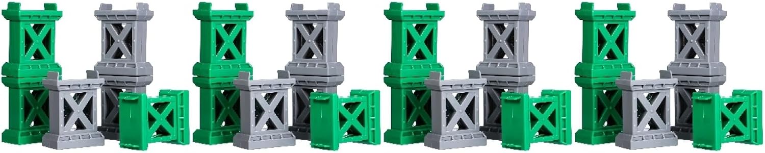 Amazon.com: STOBAZA 24 Pcs Train Track Toys Bridge Support Train Track ...