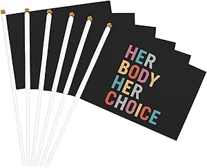 Amazon.com : MAICICO Her Body Her Choice Pro Choice Reproductive Rights ...