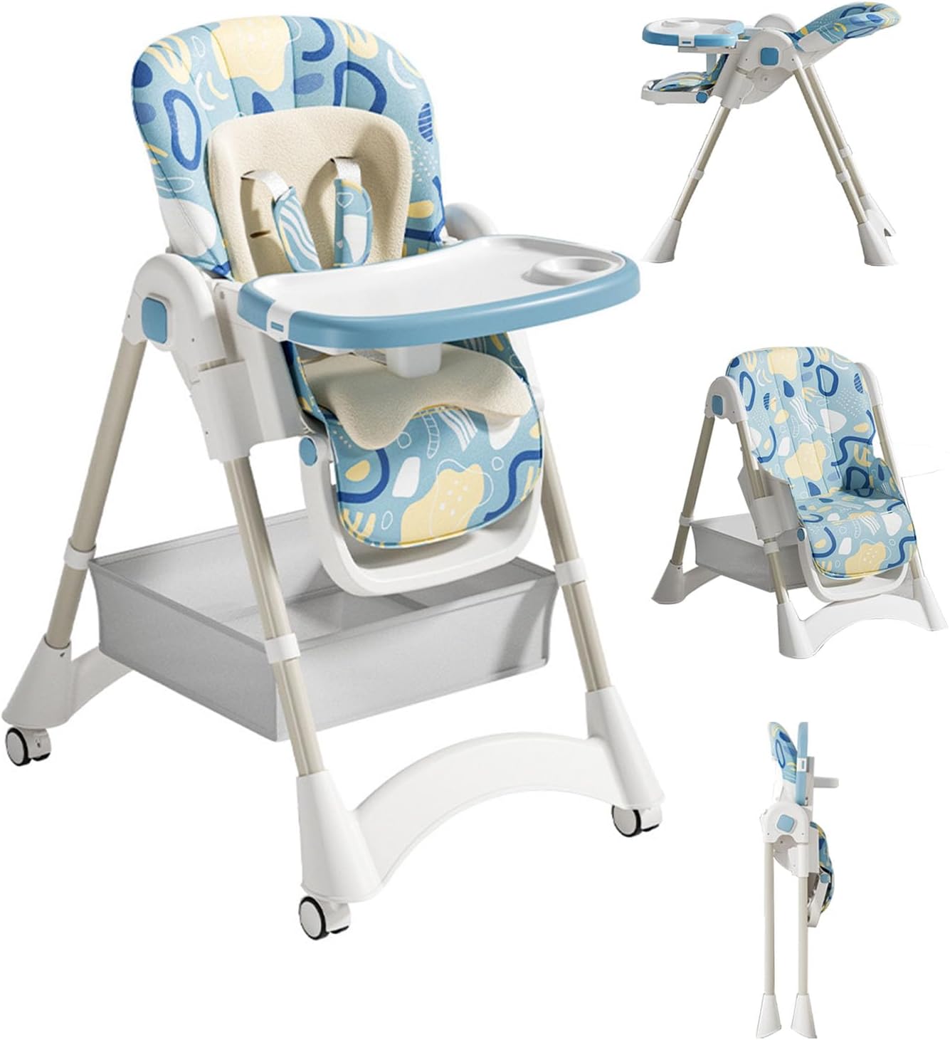 Amazon.com : Wubookyi Convertible 3-in-1 High Chair for Babies and ...