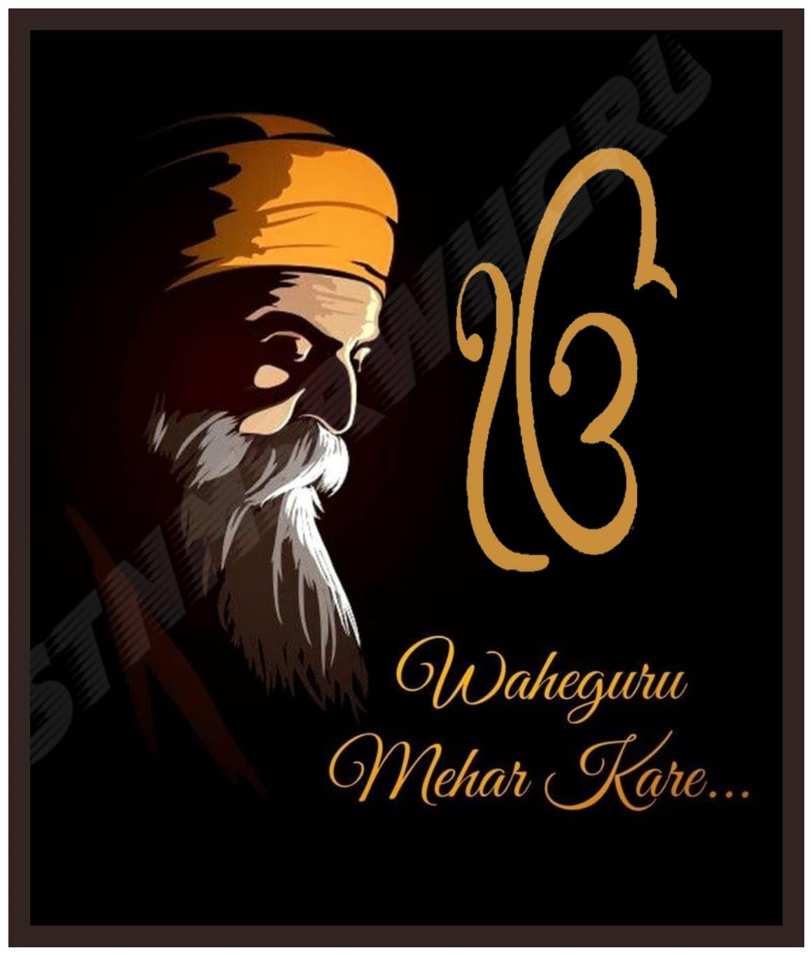 Buy Guru Nanak dev ji photo Pack Of 4 (8×10 & 5×8 inch) | Sikhism ...