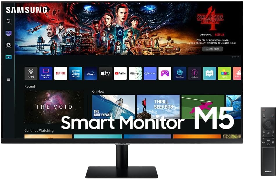 Smart Monitor Samsung 27", FHD, Plataforma Tizen™, Tap View, USB-c ...