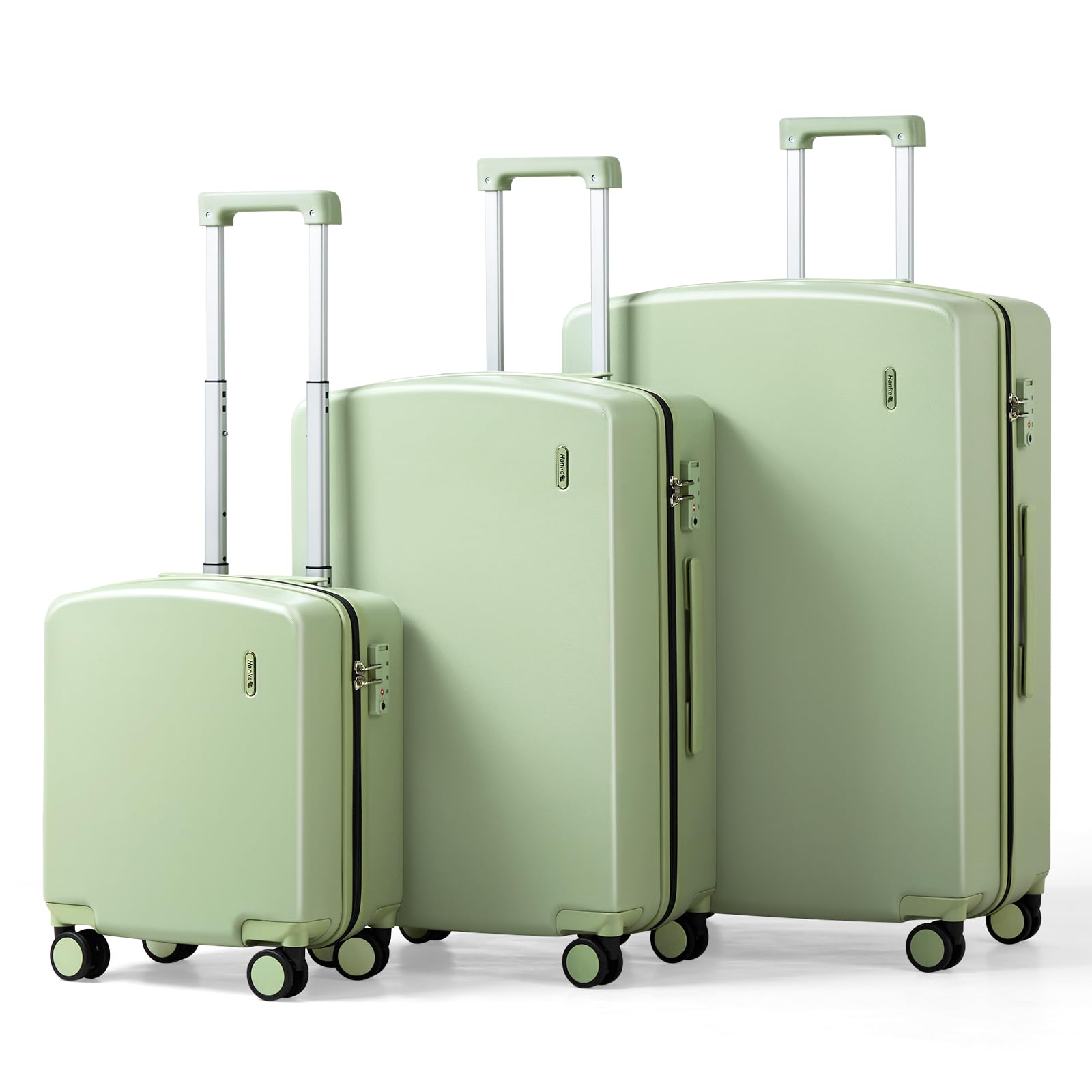 Amazon.com | Hanke Hard Shell Luggage Sets 3 Pieces, 16/24/28 Inch ...