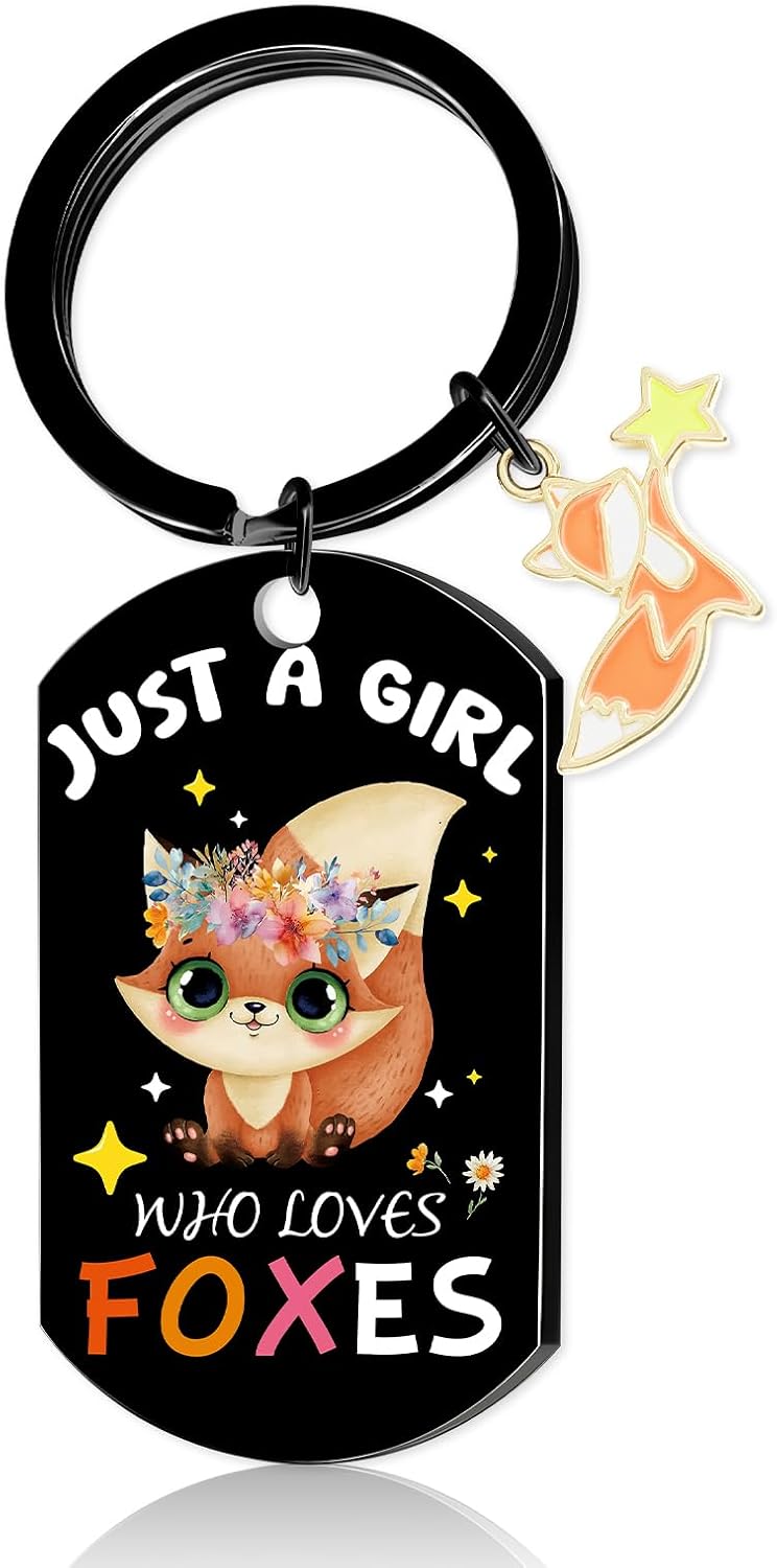 Luvsweets Fox Gifts for Women Girls - Fox Keychain Graduation Birthday ...