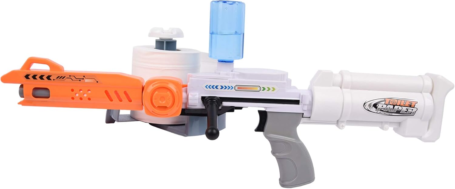 Toilet paper launcher toilet roll paper launching gun wet tissue paper ...